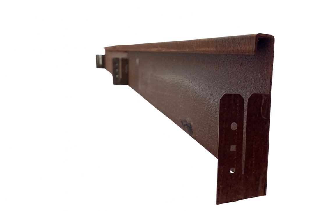 Corten Steel Edging - U-Profile Edge - Round Wood of Mayfield