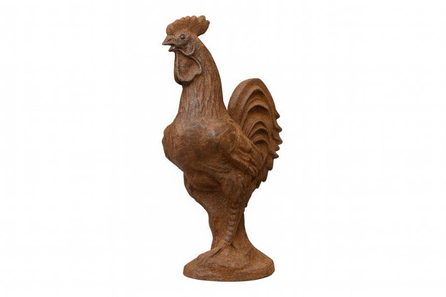 Cast Iron Cockerel Statue - Round Wood of Mayfield
